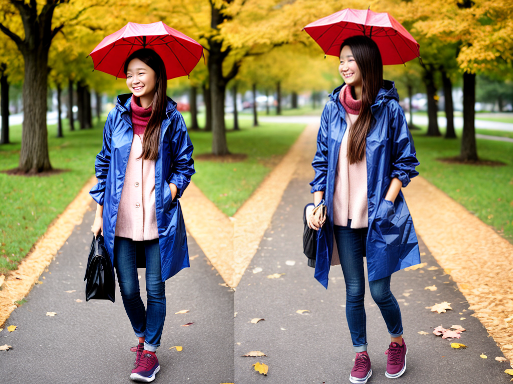 autumn raincoat