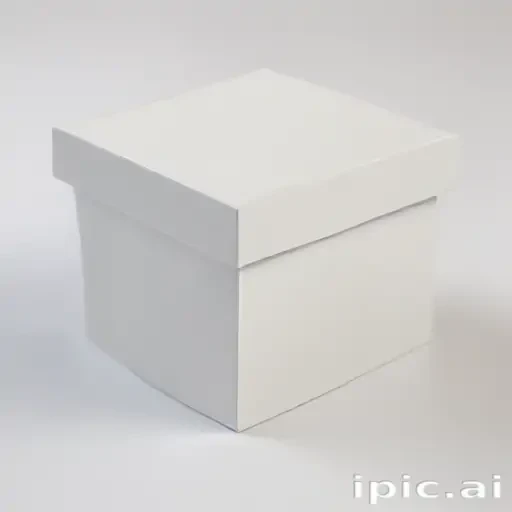 A Simple White Gift Box Perfect for Any Occasion or Celebration.