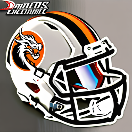 Salt Lake Dragons NFL helmet
