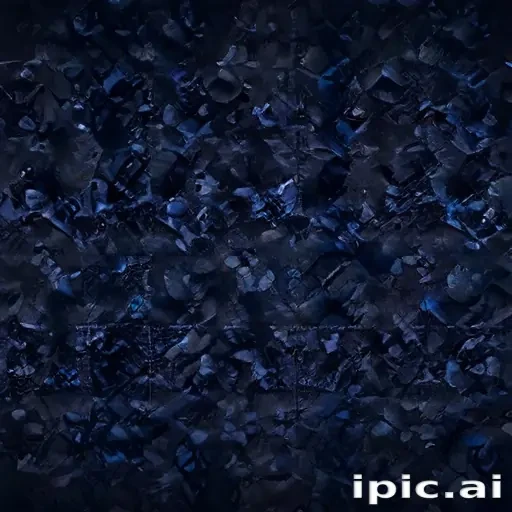 Abstract Dark Blue Pattern with a Textured and Mysterious Appearance
