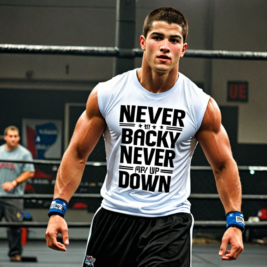 never back down never give up nick eh 30