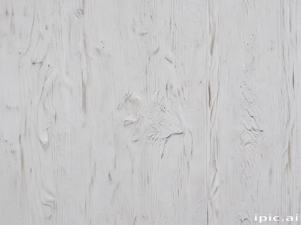 Textured White Wooden Surface with Subtle Grain Patterns and Details.