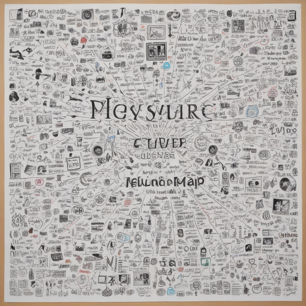 visual culture collage mind map