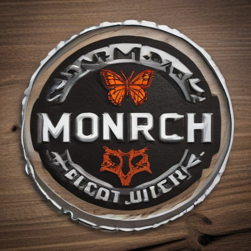 bike company logo that includes Monarch