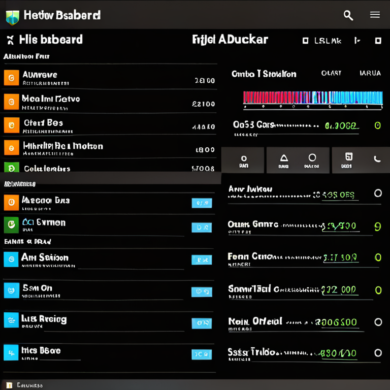 network dashboard dusk