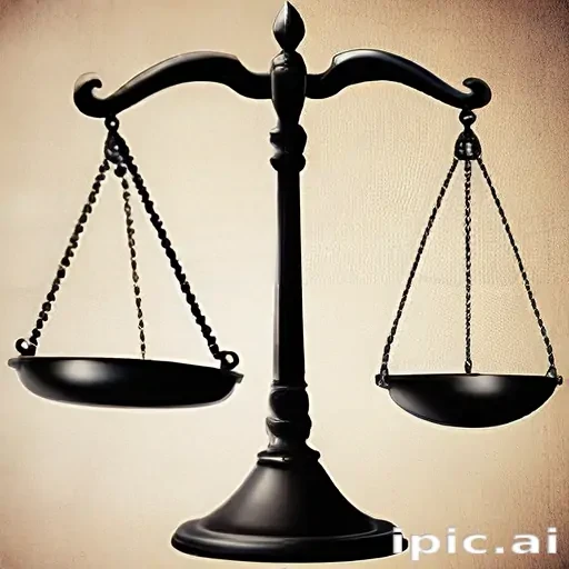 Symbol of Justice: A Classic Balance Scale Representing Fairness and Equity