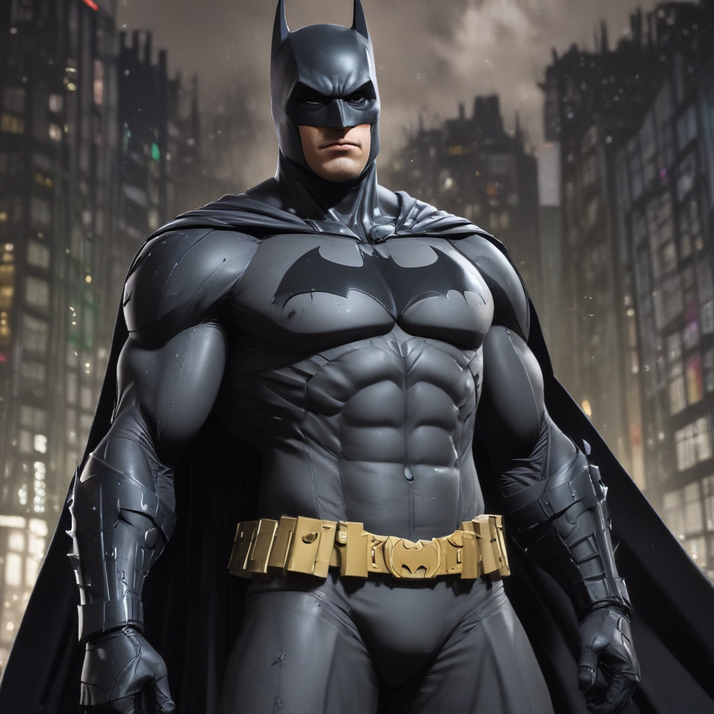 Batman in an anime