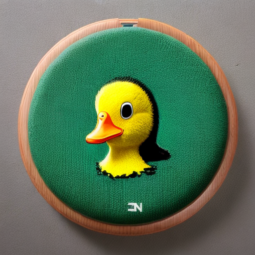 human with a duck head