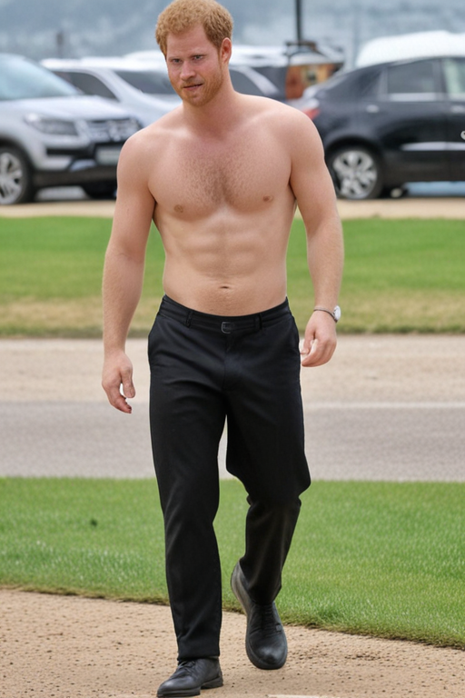 Prince Harry shows hung seethrough pantless