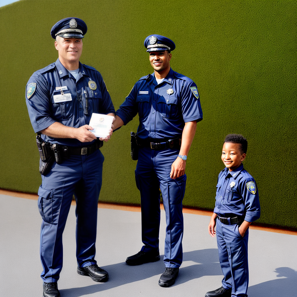 Security Guard taking rewards