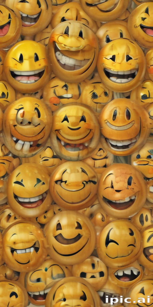 A Colorful Collection of Smiling Faces Bringing Joy and Happiness Together.