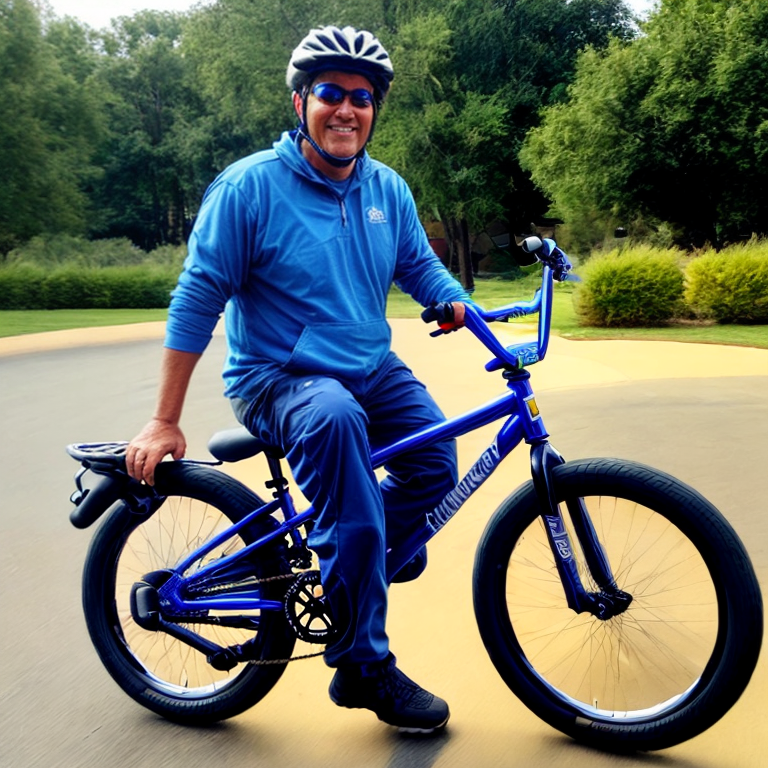 big d randy on a bmx