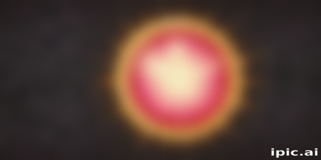 A Glowing Orb of Light Surrounded by a Soft, Radiant Halo.
