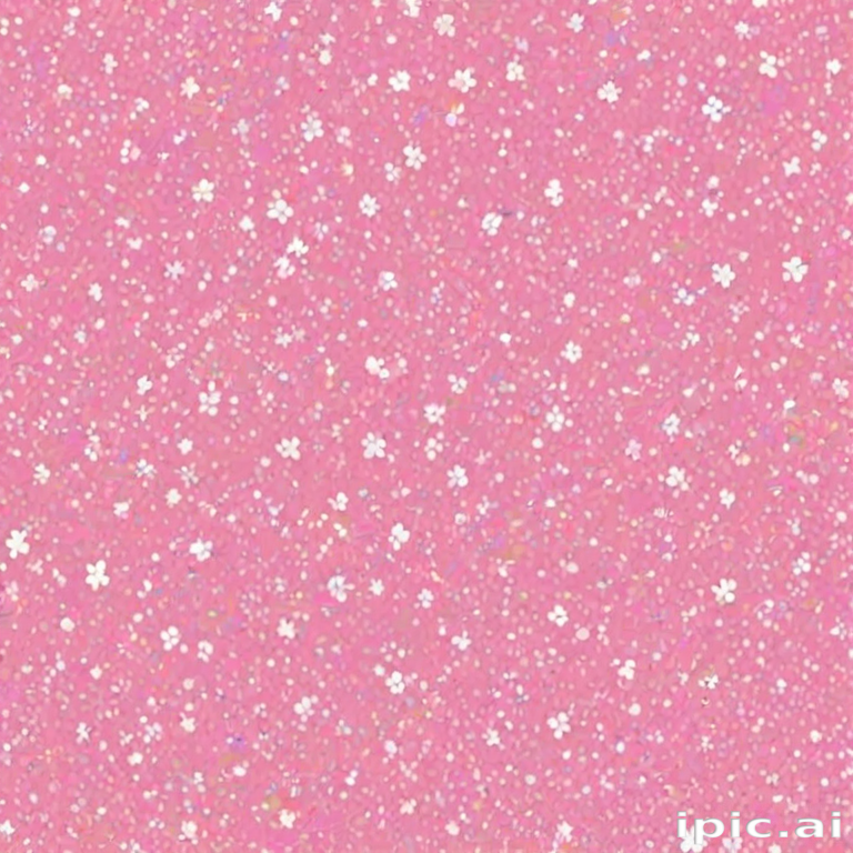 Delicate Pink Background with Sparkling Tiny Flowers for Creative Designs