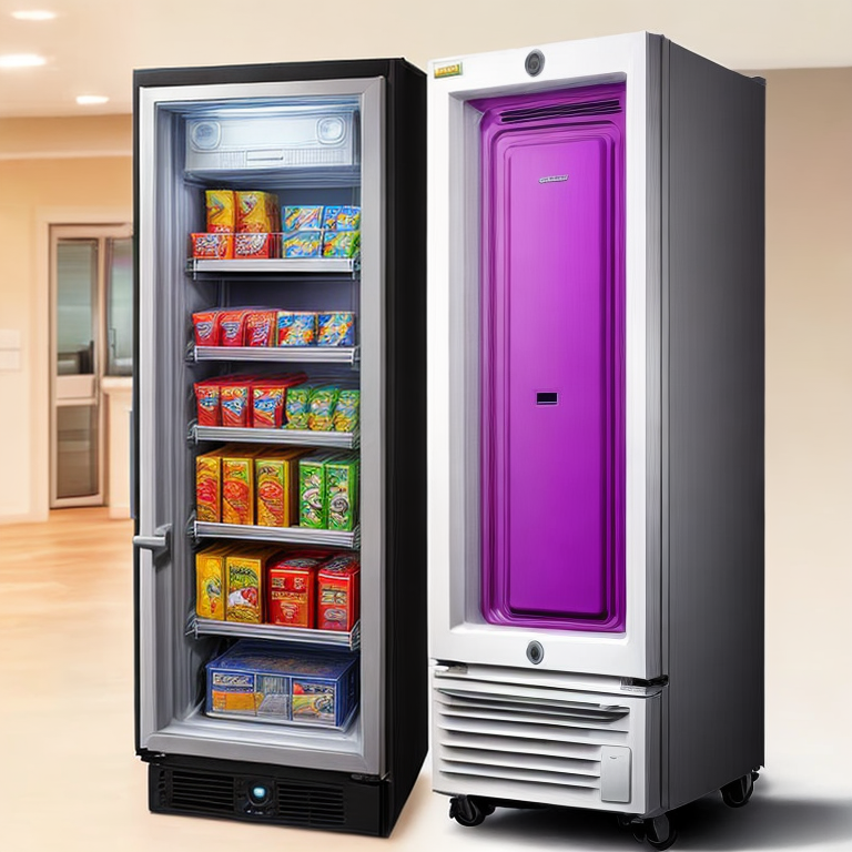 Create me an image of Frieza holding up a Freezer and call it 'Frieza's ...