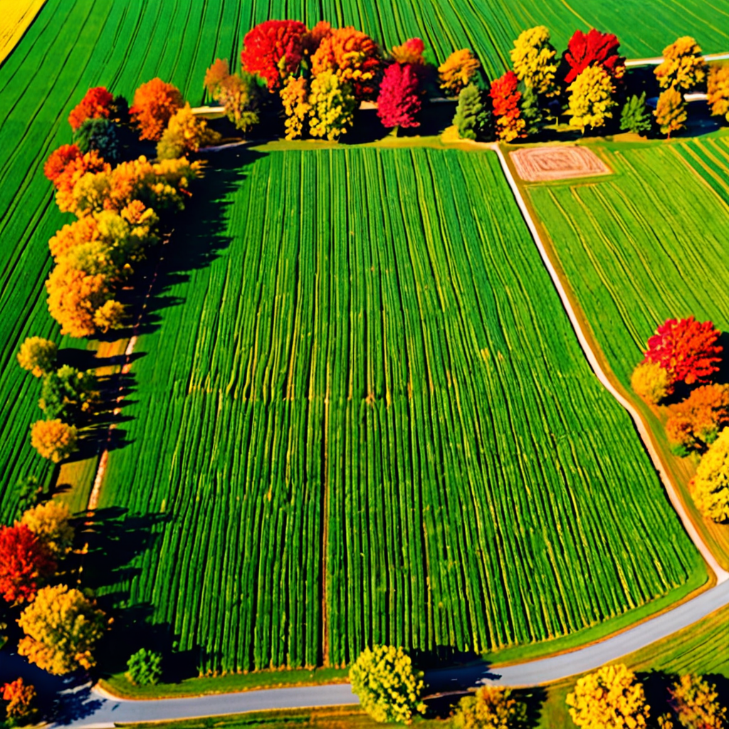 autumn crop landscape