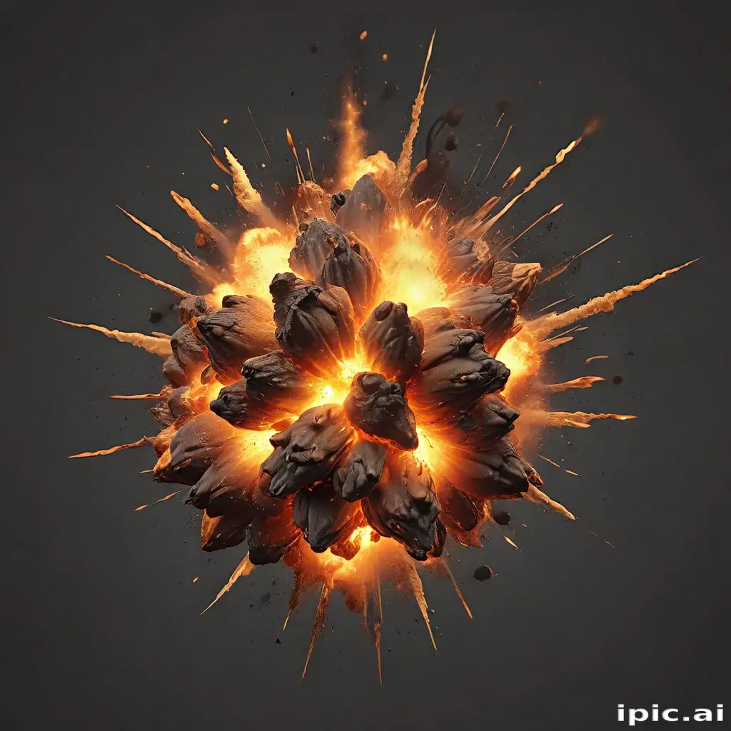 Explosive Pinecone Eruption: A Stunning Display of Energy and Nature