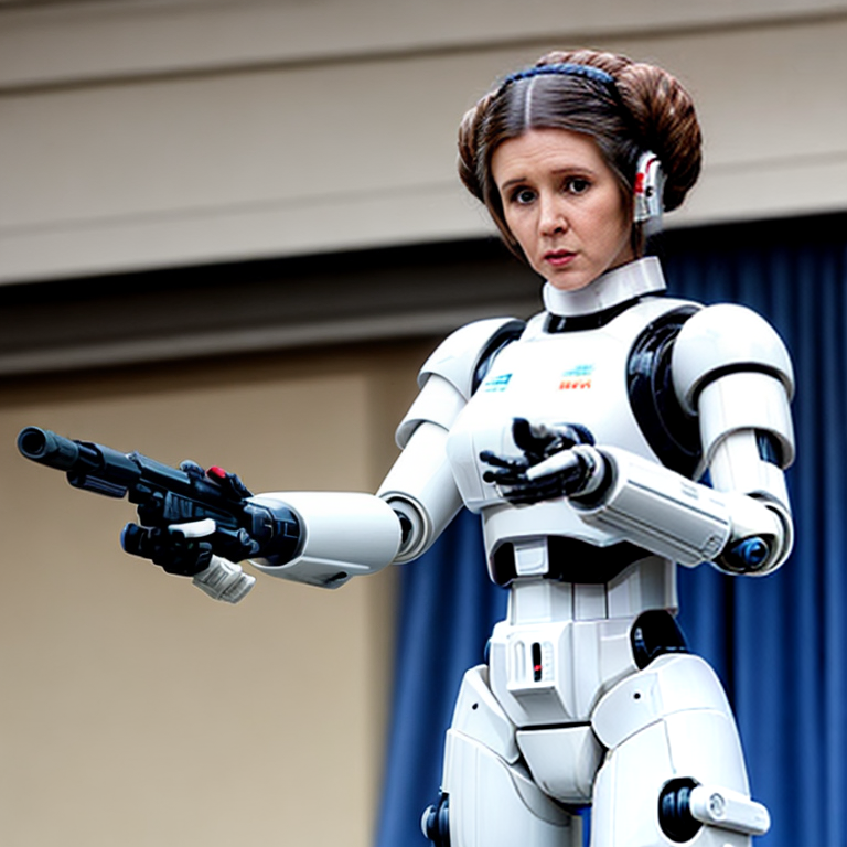 princess leia anime robot
