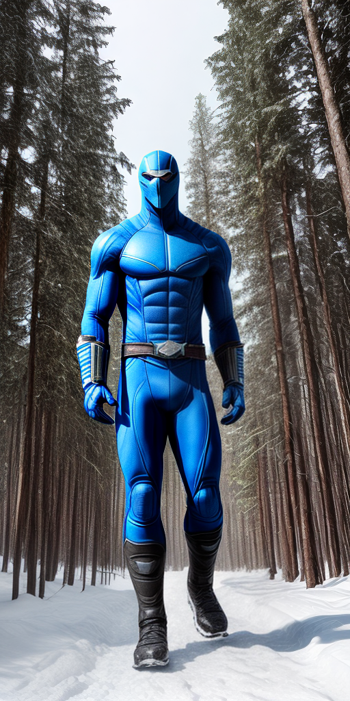 Sub-Zero in the snowy forest