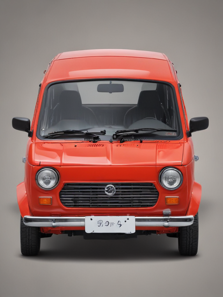 Japan kei car cartoon style
