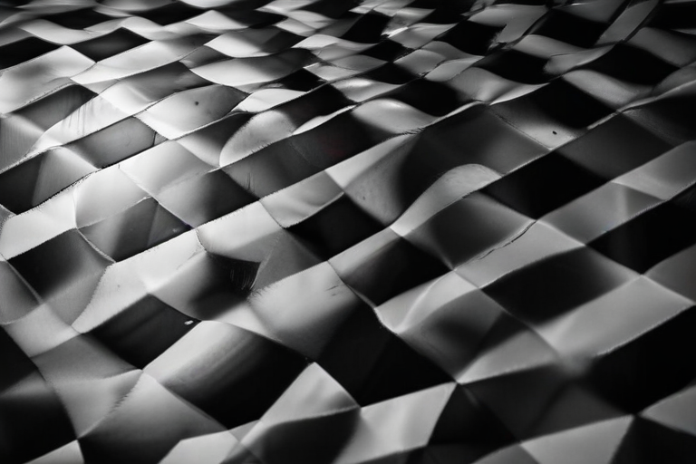Intricate Patterns of Light and Shadow on a Textured Surface