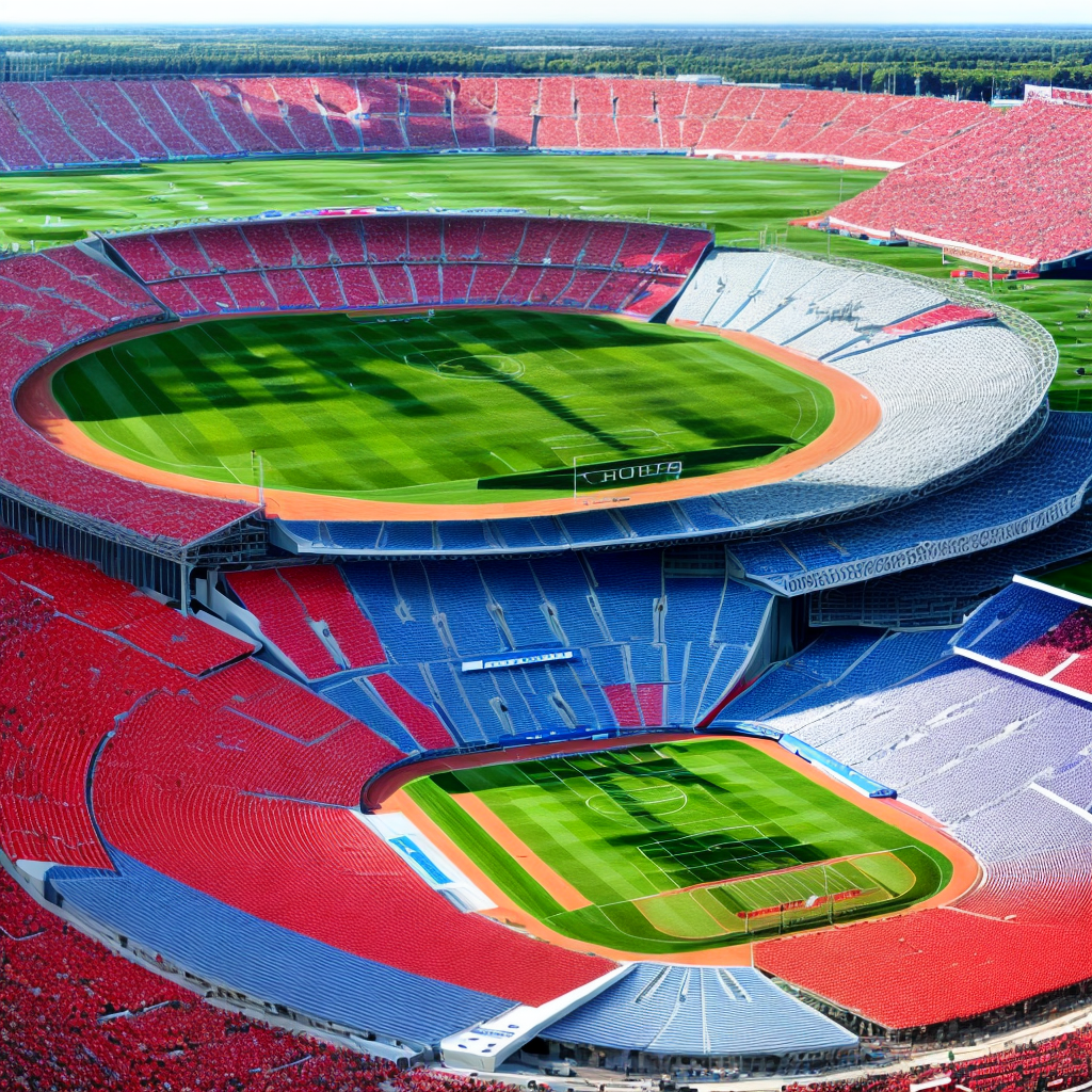 stadium with a capacity of 300 thousand people