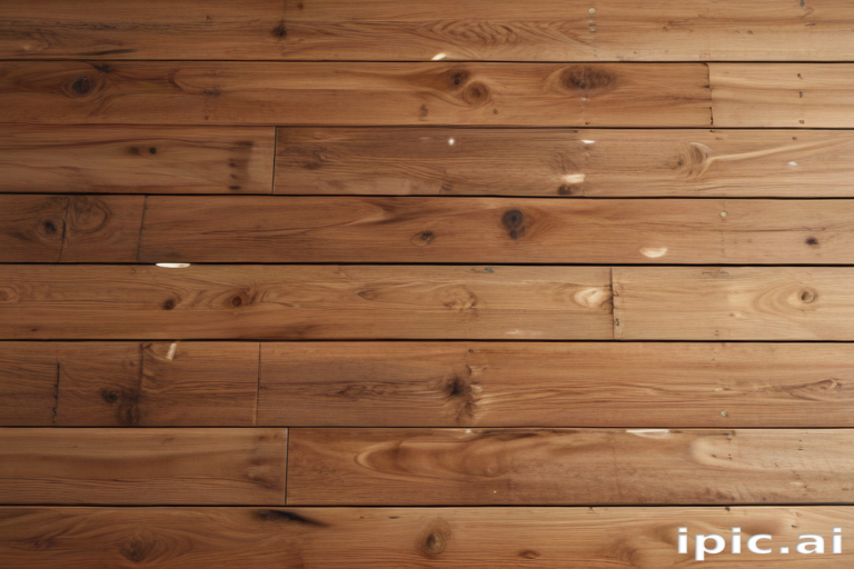 Natural Wood Panels Displaying Rich Grain and Warm Tones for Design Use