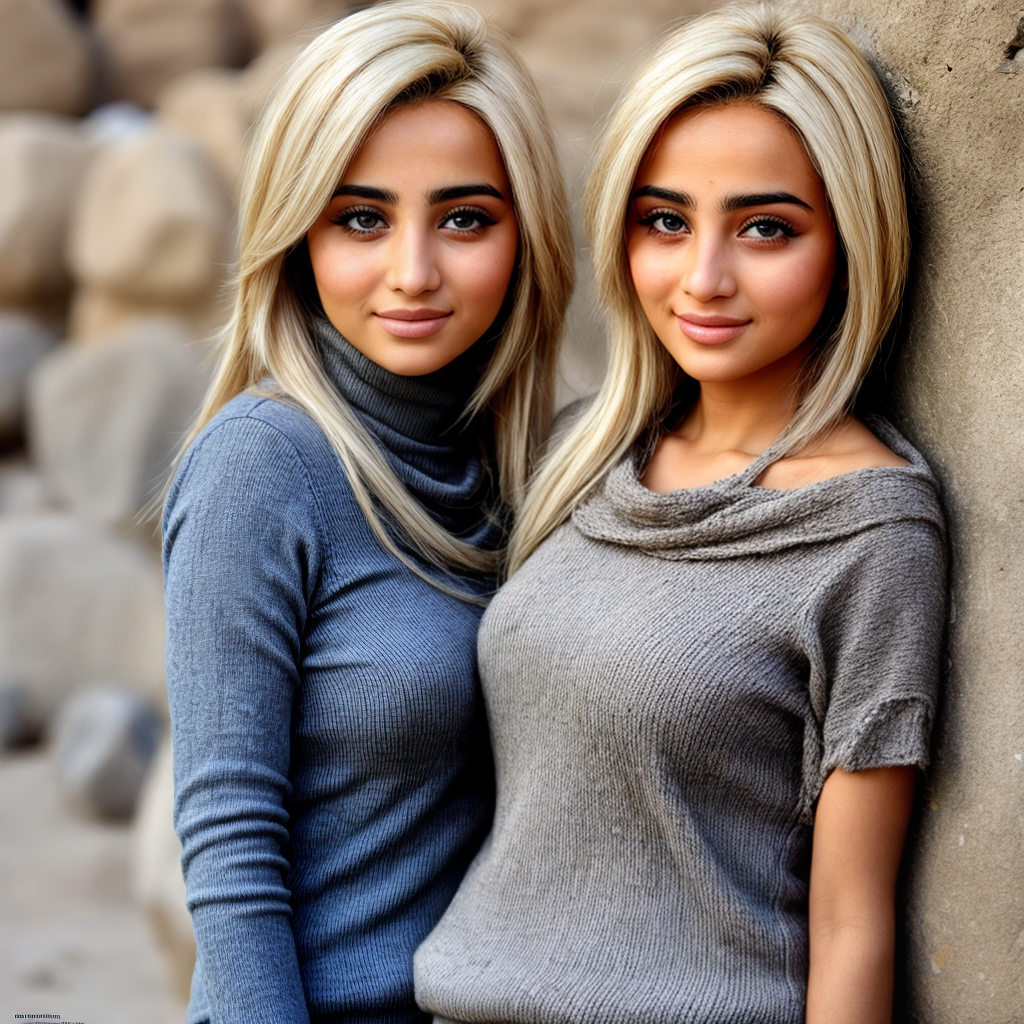 Hot Blonde Palestinian women