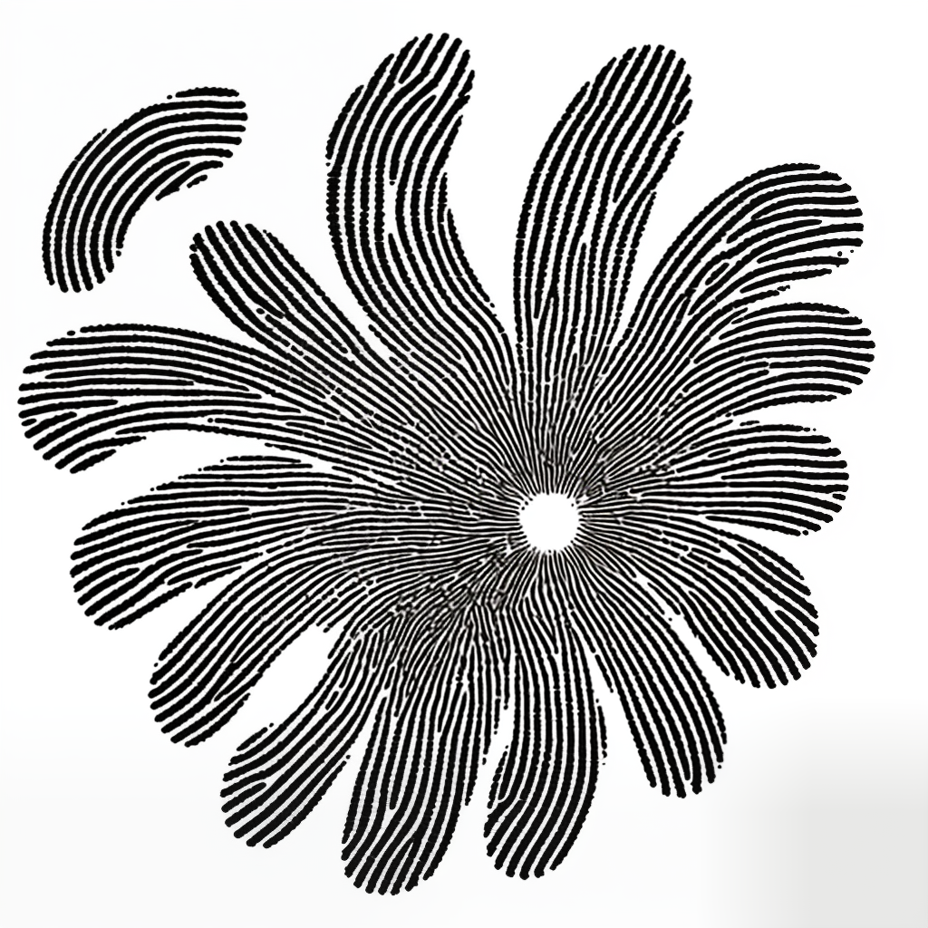 Abstract Design Featuring Intricate Patterns Inspired by Nature's ...