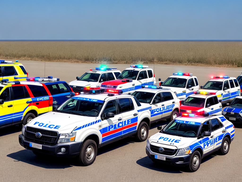 police, vehicles, police