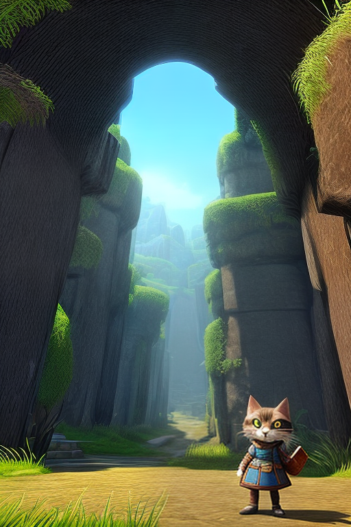 ANIMÇÃO DE UM GATO ESTILO RPG