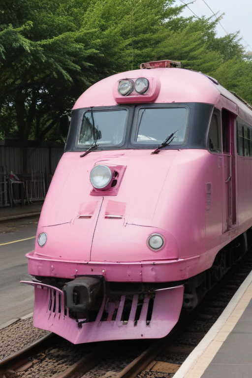 pink train