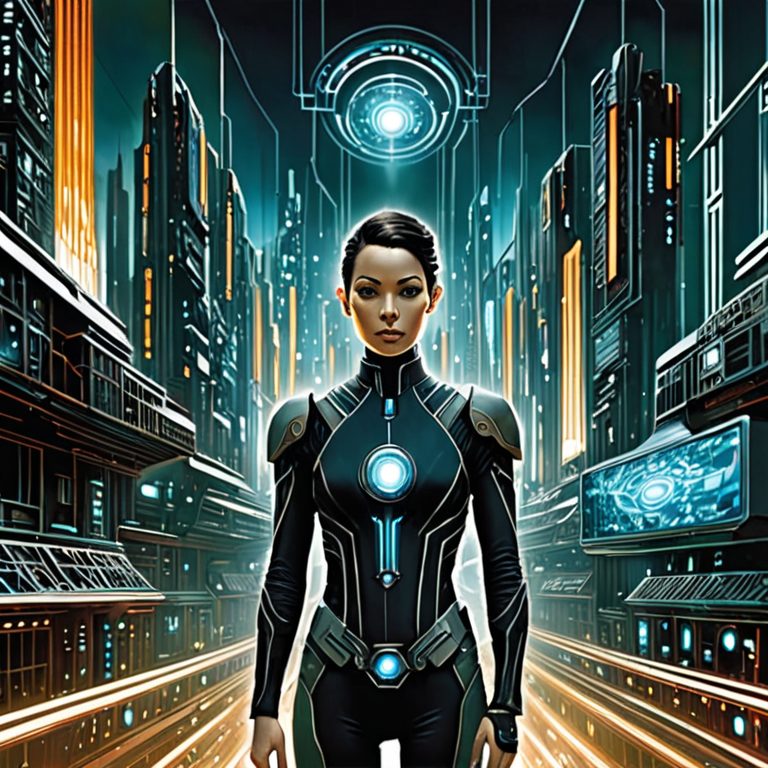 netrunner dark surreal art