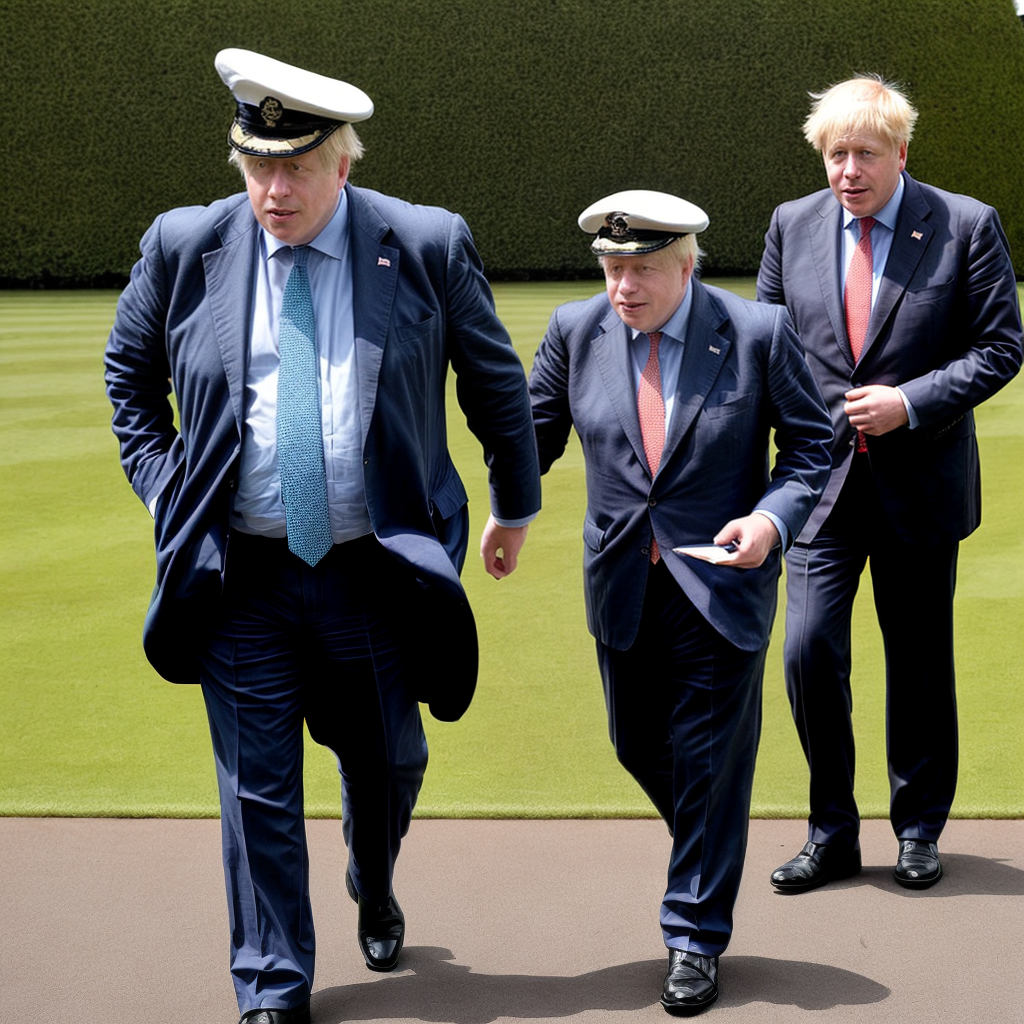 boris johnson with Geoffrey alan webster