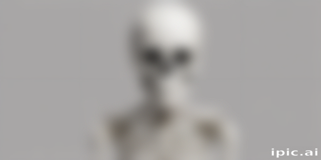 An Unidentified Figure Standing Mysteriously Against a Blurred Background