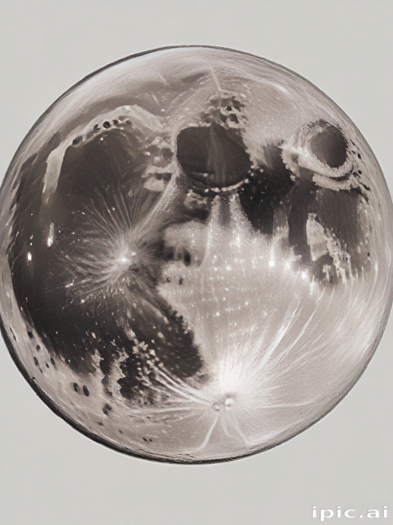 Intricate Reflection of Light Within a Glimmering Transparent Bubble Sphere