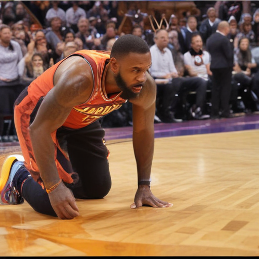 Lebron James Throwing a taco on the floor and getting mad