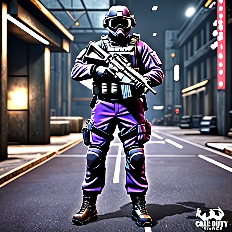 Purple tactical in call of duty universe