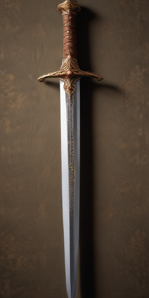 Exquisite Decorative Sword with Intricate Design and Polished Blade ...
