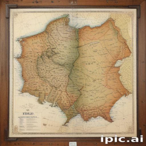 Detailed Historical Map of the Region Featuring Geographic and Cultural ...