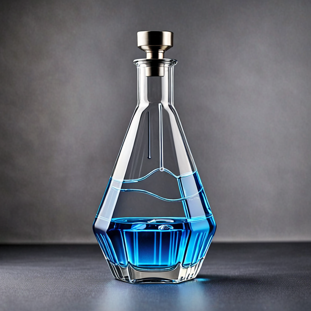 art deco Alcohol flask in Chemistry Laboratory poster without text ...