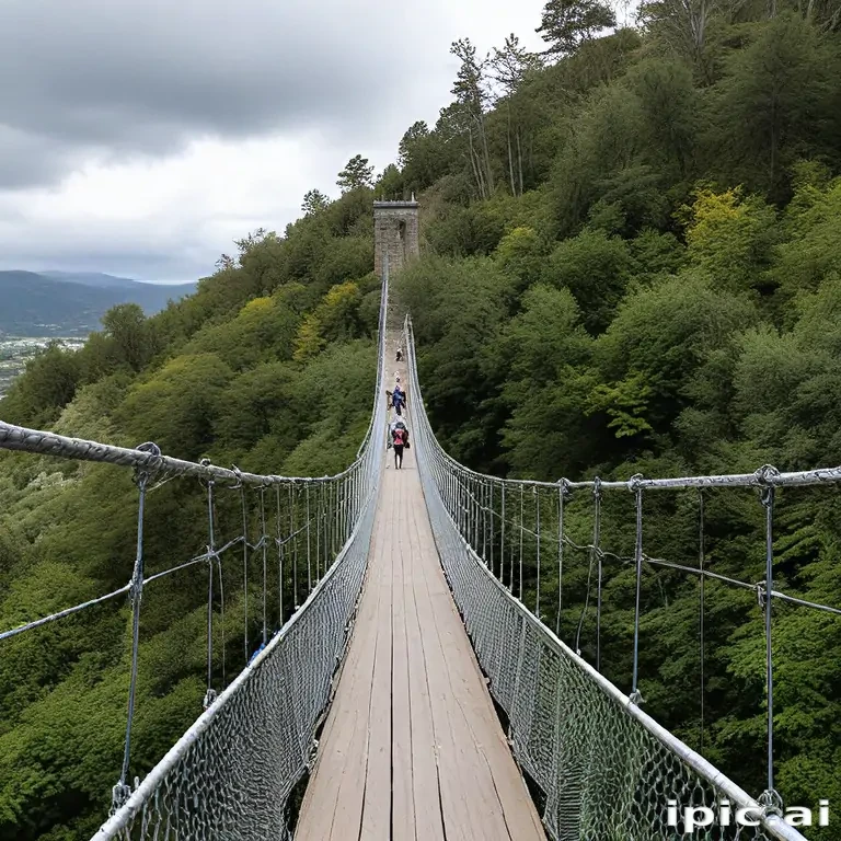 Exploring the Scenic Heights: A Walk Across the Majestic Suspension Bridge