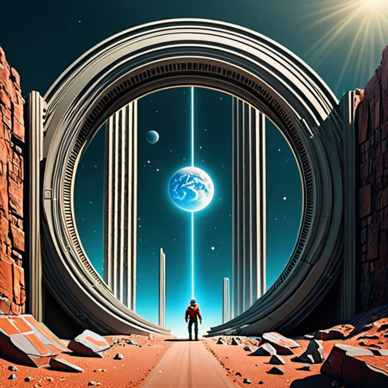 portals sci-fi surreal art