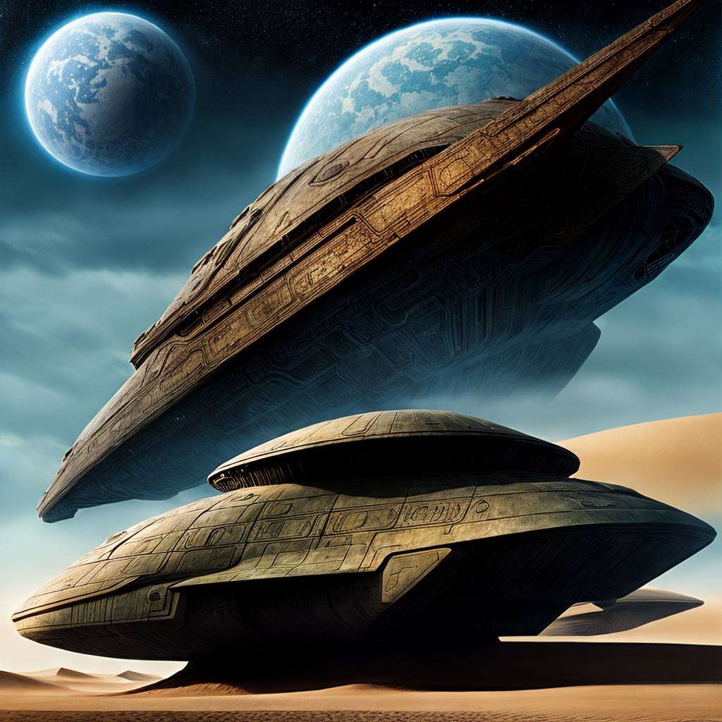 dune space ship movie poster art