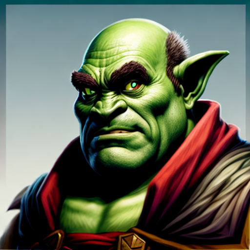 ogre professor dnd portrait