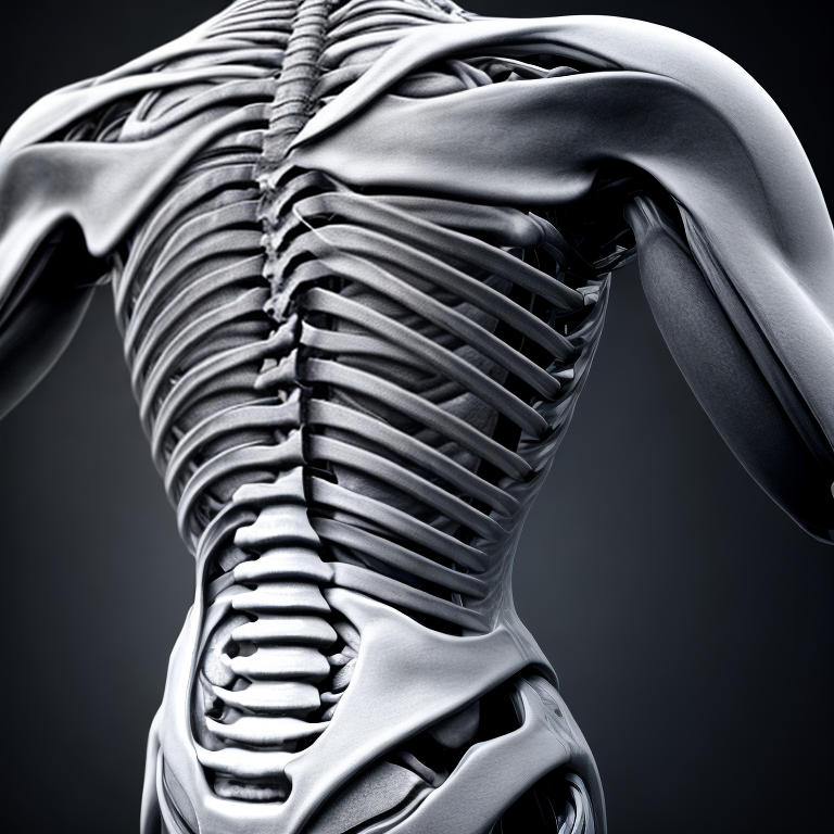 The human spine in detail