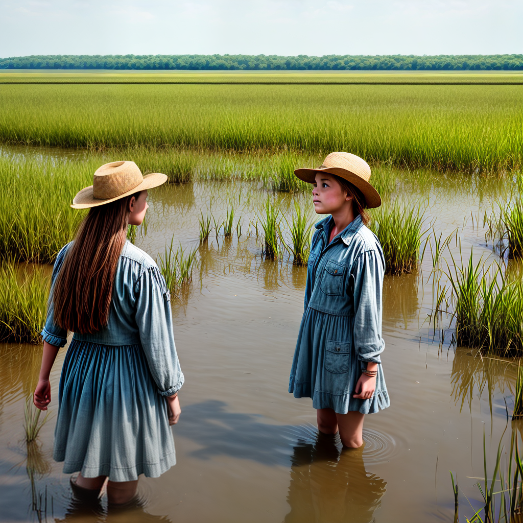 A country girl in the marshes