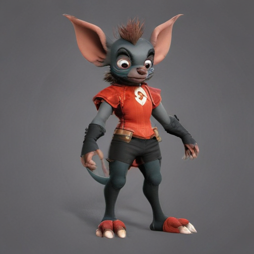 Rouge the bat warthog fusion