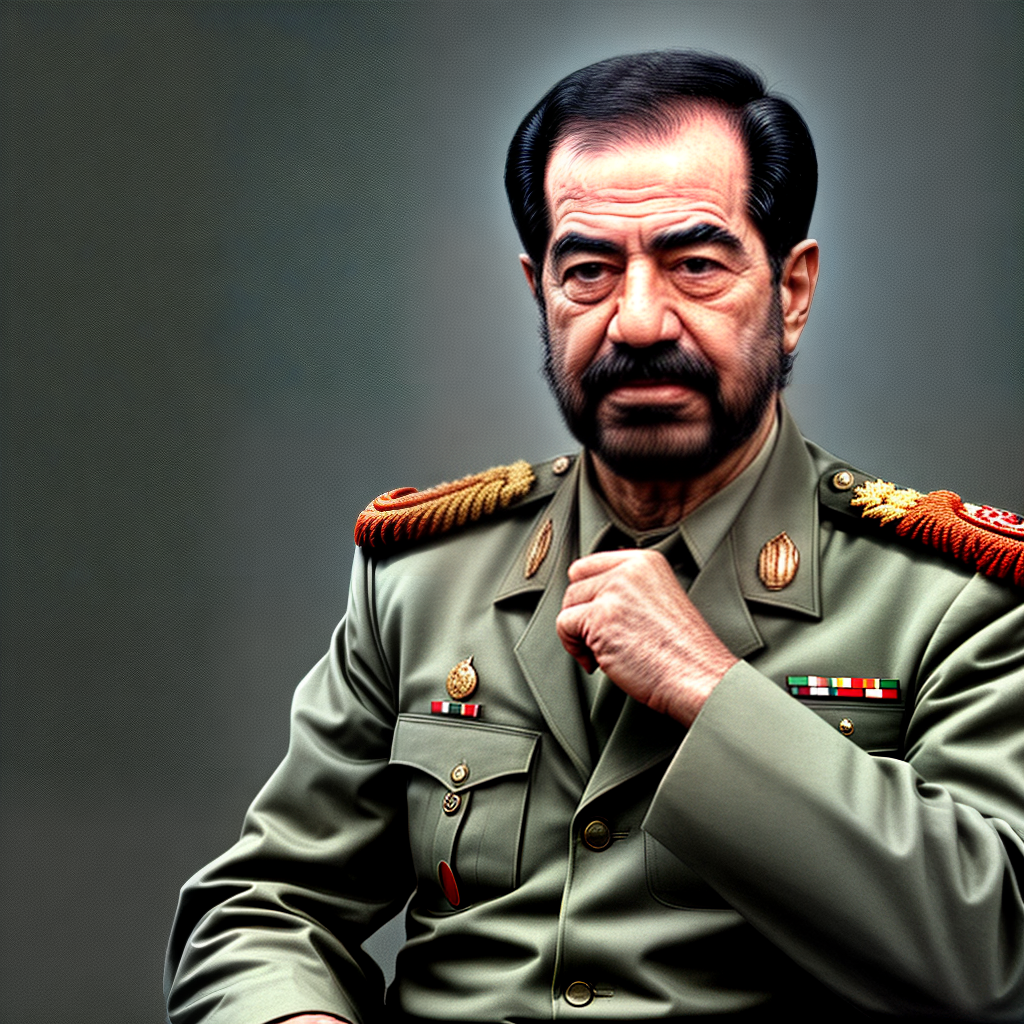 Saddam Hussein returned to rule America
