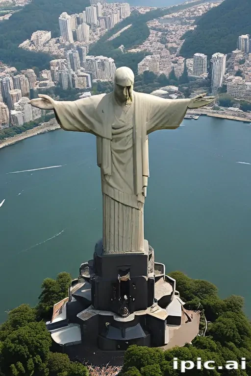 Iconic Christ the Redeemer Statue Overlooking Rio de Janeiro's Stunning ...